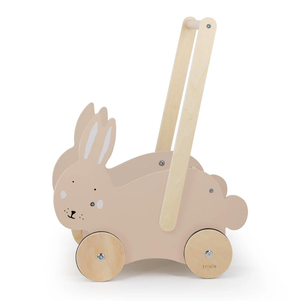 Trixie Mrs. Rabbit - Wooden Push Along Cart - Ahşap Araba I MinioKids